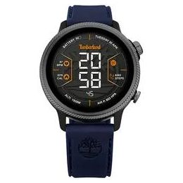 Smartwatch Timberland "TRAIL FORCE", blau, Smartwatches, Herren, Smartwatch, Armbanduhr, Herrenuhr, Silikonarmband, Bluetooth, Trinkerinnerung