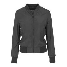 Allwetterjacke Urban Classics "Urban Classics Damen Ladies Light Bomber Jacket", Damen, Gr. XXL, schwarz, 100% Polyester, unifarben, normal, Rundhals, Jacken