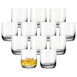 Glas Leonardo "Trinkglas Daily 320 ml 12er Set transparent", bunt (transparent), Glas, Trinkgef&auml;&szlig;e, GlaeserSet Whiskyglas Glas-Set
