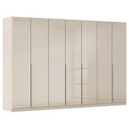Dreht&uuml;renschrank OTTO HOME "Kleiderschrank Kleiderschr&auml;nke Schrank Garderobe AGORDO mit Glasfront", beige (beige, glas beige (champagner)), B:315cm H:229cm T:54cm, Holzwerkstoff, Schr&auml;nke, Dreht&uuml;renschrank, durchdachte Innenausstattung, in 8 Breiten und 2 H&ouml;hen MADE IN GERMANY