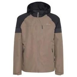 Funktionsjacke North Bend "Funktionsjacke NBTompkins M W-PRO 10.000 mit wasserdichter Beschichtung", Herren, Gr. XL, braun (falcon), Obermaterial: 100% Polyester PES., unifarben, regular fit normal, Jacken Funktionsjacke