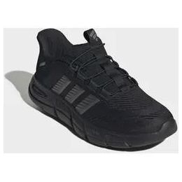 Walkingschuh Adidas SPORTSWEAR "CLOUDFOAM FLEX RAPIDFIT", Damen, Gr. 38,5, core schwarz, core schwarz, carbon, Textil, Schuhe Walkingschuh, mit Leo Muster