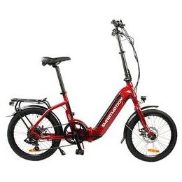 E-Bike SMARTMOTION "Smartmotion E20 Step thru" Gr. 50, rot, Elektrofahrr&auml;der, Damen, 50,8cm