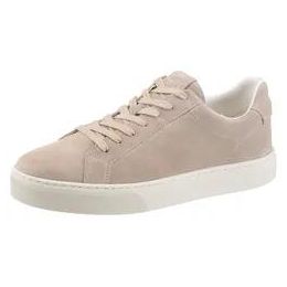 Marc O'Polo Sneaker MARC O'POLO "AGAR", Herren, Gr. 42, taupe, Veloursleder, unifarben, Schuhe Sneaker, Halbschuh, Schn&uuml;rschuh, Freizeitschuh