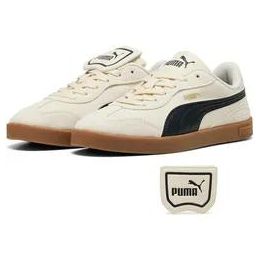 Sneaker Puma "CLUB AZURA SD", Herren, Gr. 36, alpine snow, Puma schwarz, Leder, unifarben, Schuhe Sneaker, f&uuml;r sportlichen Look im Alltag, mit Leder-Obermaterial