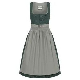 N&uuml;bler Dirndl N&Uuml;BLER "Dirndl Midi Petra", Damen, Gr. 38, EURO, gr&uuml;n, Obermaterial: 65% Baumwolle CO. 35% Polyester PES., Kleider