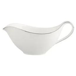 Villeroy & Boch Sauciere VILLEROY & BOCH "Sauciere Anmut Platinum No. 1 250 ml wei&szlig;", wei&szlig;, Sch&uuml;sseln