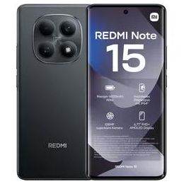 Xiaomi Smartphone "Redmi Note 15 6+128", Energieeffizienz: B (A-G), schwarz, 128 GB, Mobiltelefone
