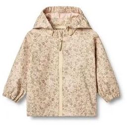 Allwetterjacke Wheat "Wheat Rainwear Chardy Jacket", M&auml;dchen, Gr. 74, rose flower field, 55% Polyester, 45% Polyurethan, unifarben, normal, ohne Ausschnitt, Jacken, reflektierend