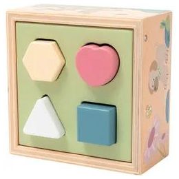 Steckspielzeug Sterntaler "Sortierbox Holz", beige (natur), Steckspielzeug, BabyB:13cm H:6,3cm T:13cm, Holz, FSC - sch&uuml;tzt Wald, B:13cm H:6,3cm T:13cm