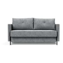Schlafsofa INNOVATION LIVING TM "Cubed Klappsofa, hochwertige Schlaffunktion, Design und extra Komfort", grau (granit), B:154cm H:77cm T:103cm, Sofas, Schlafsofa, Frontauszug, sehr platzsparend, abgewinkelt Sitzen, waagerecht liegen