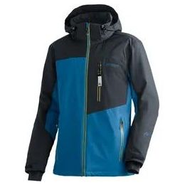 Skijacke Maier Sports "Oravice", Herren, Gr. 50, blau (k&ouml;nigsblau), 100% Polyester, hoch geschlossener Ausschnitt, Jacken Skijacke, Herren Winterjacke mit RV-Taschen und Kapuze, wasserdicht