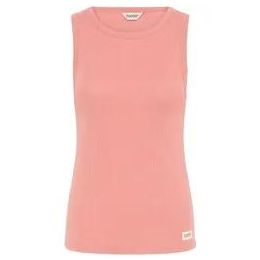 Shirttop oxmo "Shirttop OXPIMINI", Damen, Gr. XL, rosa (ash rose), Obermaterial: 57% Baumwolle CO. 43% Polyester PES., Tops Shirttop