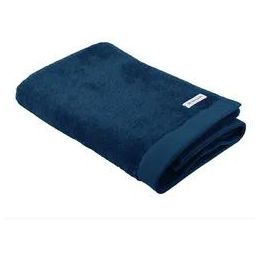 Duschtuch Tom Tailor "Duschtuch Color Bath Shower Towel 1er Pack" Gr. M, blau (dunkelblau), B:70cm, Obermaterial: 100% Baumwolle CO., Handt&uuml;cher