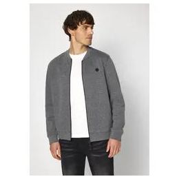 Blouson Street One MEN, Herren, Gr. L (42), metal grau melange, Web, 90% Baumwolle, 10% Polyester, unifarben, normal normal, B&uuml;ndchen, Jacken Blouson, mit Taschen-Detail