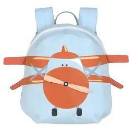 L&auml;ssig Rucksack L&Auml;SSIG "Kinderrucksack About Friends 20 x 9,5 x 24 cm", Kinder, Gr. B/H/T: 9,5cm x 24cm x 20cm, blau (tiny drivers propeller flugzeug), Polyester, Rucks&auml;cke Rucksack