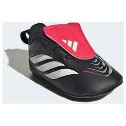 Krabbelschuh Adidas PERFORMANCE "PREDATOR CRIB", Kinder, Gr. 19, core schwarz, ftwr wei&szlig;, lucid rot, Synthetik, Schuhe, f&uuml;r Kinder