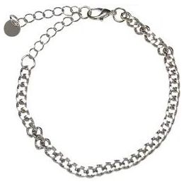 Bettelarmband Urban Classics "Urban Classics Unisex Small Saturn Bracelet" Gr. S, silber, Armb&auml;nder, Damen, S/M, Eisen, Bettelarmband