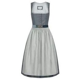 N&uuml;bler Dirndl N&Uuml;BLER "Dirndl midi Edda", Damen, Gr. 54, EURO, blau, Obermaterial: 100% Polyamid PA., Kleider