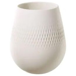 Villeroy & Boch Dekovase VILLEROY & BOCH "Vase Manufacture Collier 14 cm", wei&szlig; (blanc), Vasen
