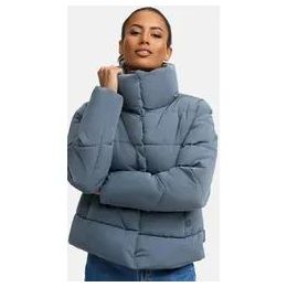 Winterjacke Marikoo "Jalliaa", Damen, Gr. XL, blau (stormy blau), Obermaterial: 100% Polyester; Innenseite: 100% Polyester, Jacken Winterjacke, mit sch&ouml;nem Steppdesign