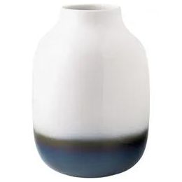 Villeroy & Boch Dekovase "Vase Lave Home &iquest; 22 cm wei&szlig;-blau", bunt (wei&szlig;, blau), LIKE. BY VILLEROY & BOCH, Vasen
