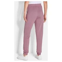2-in-1-Hose GOLDNER "Kurzgr&ouml;&szlig;e Freizeithosen im 2er-Pack", Damen, Gr. 24, K-Gr, rosa (altros&eacute;, grau), Obermaterial: 64% Viskose CV. 30% Polyester PES. 6% Elasthan EL., Hosen