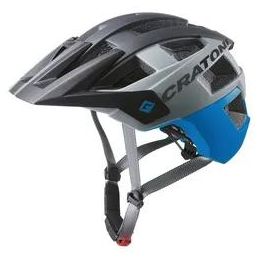 Mountainbikehelm Cratoni "MTB-Fahrradhelm AllSet" Gr. 59, schwarz (blau, schwarz matt), Helme, 59/61 Kopfumfang: 59cm - 61cm, Reflektoren