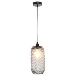 Kayoom H&auml;ngeleuchte "Irina", grau, &Oslash; 15cm H: 34cm, 1 Stk., Leuchten, handgefertigt, modern, H&auml;ngeleuchte