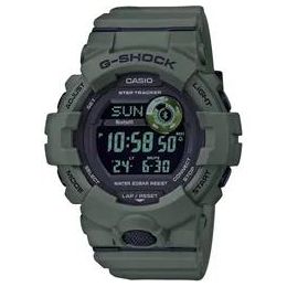 Smartwatch Casio G-SHOCK "GBD-800", gr&uuml;n (olivgr&uuml;n, schwarz, dunkelgr&uuml;n), Smartwatches, Herren, Smartwatch, Quarzuhr,Armbanduhr,Herrenuhr,Schrittz&auml;hler,bis 20bar wasserd.digital
