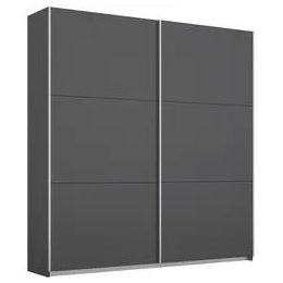 Schwebet&uuml;renschrank Rauch "AURELIO Kleiderschrank Garderobe TOPSELLER", grau (graumetallic), B:175cm H:210cm T:59cm, Holzwerkstoff, Schr&auml;nke, Schwebet&uuml;renschrank, 3 verschiedene Ausstattungsvarianten Griffe aus Metall MADE IN GERMANY