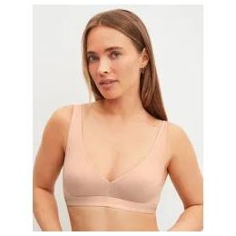 Soft-BH Calida "Sleek Skin", Damen, Gr. 90, Cup A, beige, Obermaterial: 75% Polyamid, 25% Elasthan, BHs Soft-BH, mit leichten, vorgeformten Cups, in Single-Jersey Qualit&auml;t
