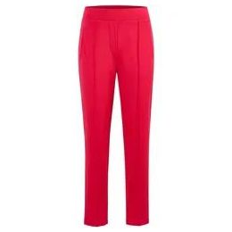 Schlupfhose GOLDNER "Kurzgr&ouml;&szlig;e Damen-Schlupfhose SARA mit Stretchkomfort", Damen, Gr. 25, K-Gr, rot, Obermaterial: 50% Polyamid PA. 45% Viskose CV. 5% Elasthan EL., Hosen Schlupfhose