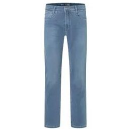 Tapered-fit-Jeans MAC "Jog ́n Jeans", Herren, Gr. 36, L&auml;nge 32, summer blau used, Denim/Jeans, Obermaterial: 90% Baumwolle, 8% Polyester, 2% Elasthan, regular fit lang, Jeans, im Five-Pocket Style