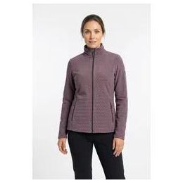 Fleecejacke Killtec "KW 456 WMN FLC JCKT ZW", Damen, Gr. 46, malve, Obermaterial: 100% Polyester, Jacken Fleecejacke