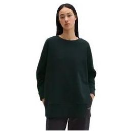 Marc O'Polo Sweatshirt MARC O'POLO "aus Organic Cotton", Damen, Gr. XXL, deep night blau, Obermaterial: 100% Baumwolle, unifarben, loose fit, Rundhals, Rippb&uuml;ndchen, Sweatshirts Sweatshirt