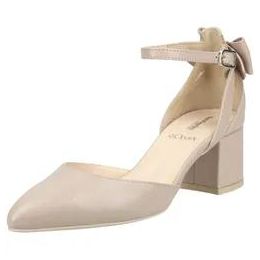 Pumps Nero Giardini "Nero Giardini Pumps Veloursleder", Damen, Gr. 37, beige, Veloursleder, Schuhe Pumps