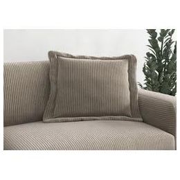 Sofakissen Trendmanufaktur "Bourbon", beige, B:70cm H:12cm T:70cm, Stoff, Polsterauflagen, Sofakissen, modernes Flatkissen 70x70 cm, in trendigem Cord erh&auml;ltlich, universal