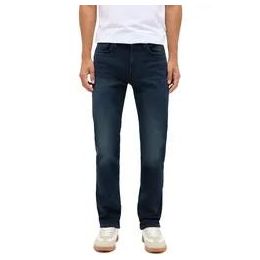 Slim-fit-Jeans Mustang "Herren Style Orlando Slim", Herren, Gr. 32, L&auml;nge 30, blau (983 dunkelblau), Denim/Jeans, 98% Baumwolle, 2% Elasthan, unifarben, slim fit, Jeans Slim-fit-Jeans