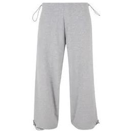 Jogginghose Urban Classics "Urban Classics Herren Parachute heavy Sweatpants", Herren, Gr. XXL, US-Gr&ouml;&szlig;en, grau, 100% Baumwolle, unifarben, loose fit, Hosen Jogginghose
