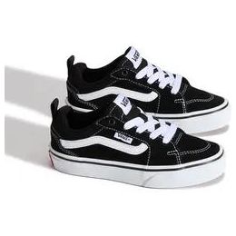 Sneaker Vans "Filmore", Kinder, Gr. 33, schwarz, wei&szlig;, Leder, Schuhe Sneaker