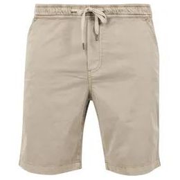 Stoffhose Urban Classics "Urban Classics Herren Stretch Twill Joggshorts", Herren, Gr. M, US-Gr&ouml;&szlig;en, sand, 98% Baumwolle, 2% Elasthan, unifarben, normal, Hosen Stoffhose