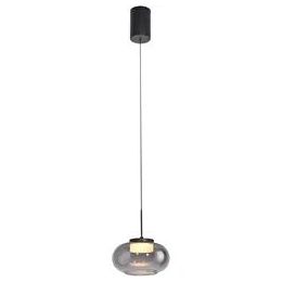 Sch&ouml;ner Wohnen LED Pendelleuchte "SIA", schwarz, 1, &Oslash; 20cm H: 80cm, 1 Stk., SCH&Ouml;NER WOHNEN-KOLLEKTION, Leuchten, SCH&Ouml;NER WOHNEN Kollektion, H&ouml;henverstellbar, SimplyDim, Memoryfunktion, LED Pendelleuchte