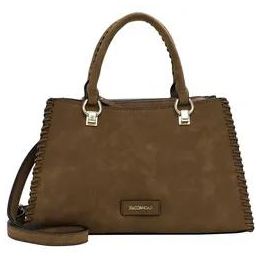 Emily & Noah Shopper EMILY & NOAH "Shopper E&N Hailee", Damen, Gr. B/H/T: 34cm x 22cm x 13cm 0, grau (taupe 900), Polyurethan, Taschen Shopper
