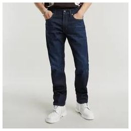 G-Star Raw Straight-Jeans G-STAR "Mosa Straight", Herren, Gr. 31, L&auml;nge 34, worn in hourglass, Denim/Jeans, Obermaterial: 99% Baumwolle, 1% Elasthan, straight fit normal, Jeans Straight-Jeans, mit hellen N&auml;hten