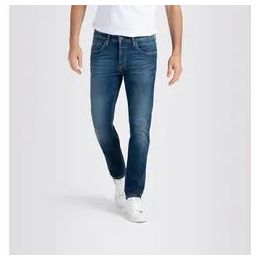 Straight-Jeans MAC "Arne Pipe", Herren, Gr. 36, L&auml;nge 34, blau (old legend wash), Denim/Jeans, Obermaterial: 93% Baumwolle, 5% Elastomultiester, 2% Elasthan, Jeans Straight-Jeans