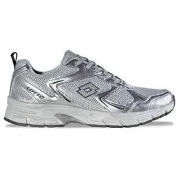 Sneaker Lotto, Damen, Gr. 42, silber, leuchtendesgrau, Mesh, Synthetik, Schuhe Sneaker, - besonders leicht & bequem