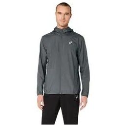 Laufjacke asics "asics CORE JACKET", Herren, Gr. L, steel grau, Obermaterial: 100% Polyester, Jacken, &Uuml;bergangsjacke