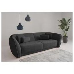 Sit & More Big-Sofa SIT & MORE "Neapel", grau (anthrazit), B:290cm H:86cm T:121cm, 100% Polyester, Sofas, Big-Sofa