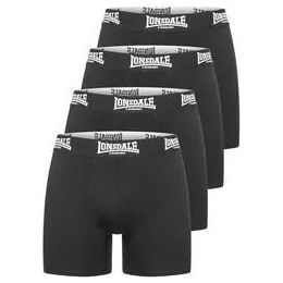 Boxershorts Lonsdale "WEST CHALLOW", Herren, Gr. XL, schwarz, Obermaterial: 95% Baumwolle, 5% Elasthan, Unterhosen